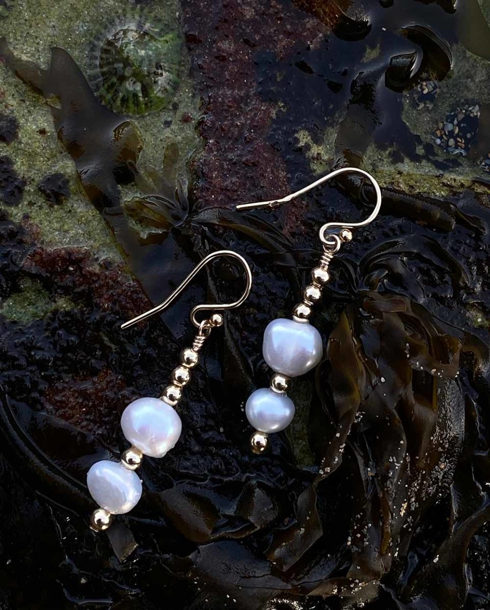 Ariel Pearl Earrings | Angela Wozniak Jewellery